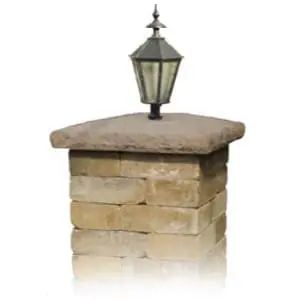 Cambridge - Cast Stone Light Column Cap - Discontinued - May have ...