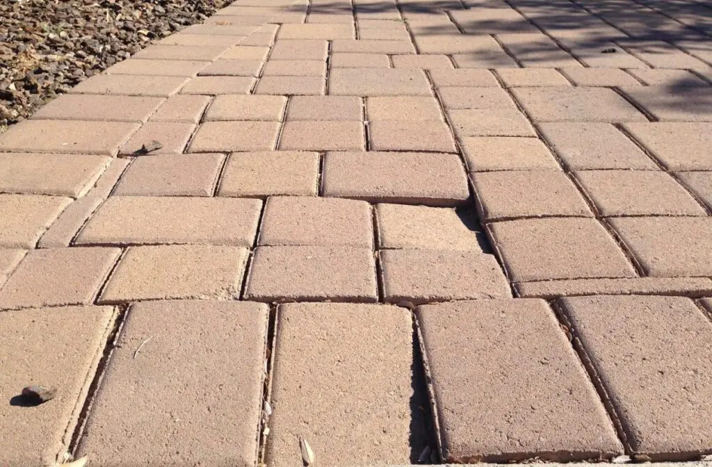 How to Fix Sinking Pavers